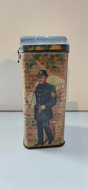 ANTIQUE HUDSONS SCOTT & Sons Post Box Biscuit Tin & Money Box £54.78 ...