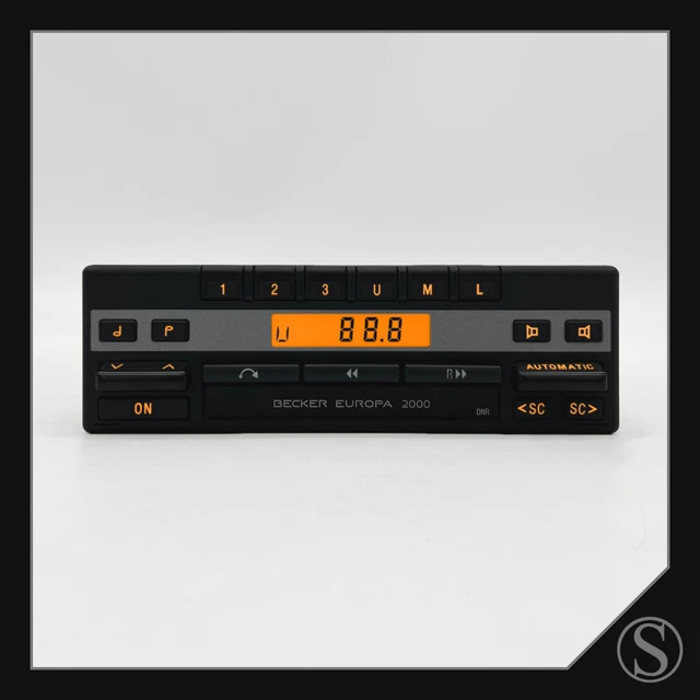 BECKER EUROPE 2000 BE1105 Radio Mercedes-Benz W201 W124 W126 W140 R129 ...