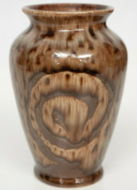 VINTAGE VASE REACTIVE Glaze Riverside Studio Pottery Axmouth Brown ...