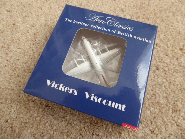 AERO CLASSICS 1:400 Vickers Viscount - Virgin Atlantic Airways - Mint ...