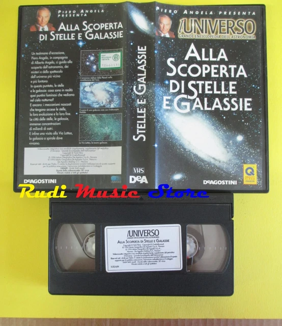 1996 FILM*VHS DISCOVERING STARS AND GALAXIES Piero Angela (F265) no dvd ...