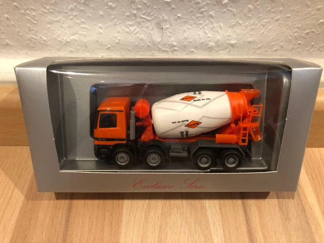 HERPA MB ACTROS Betonmischer Readymix seltenes Werbemodell OVP!! EUR 39,95 - PicClick DE