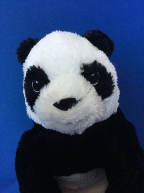 IKEA CUTE KRAMIG Soft Plush Black White Panda Bear Hug Toy Comforter £9 ...