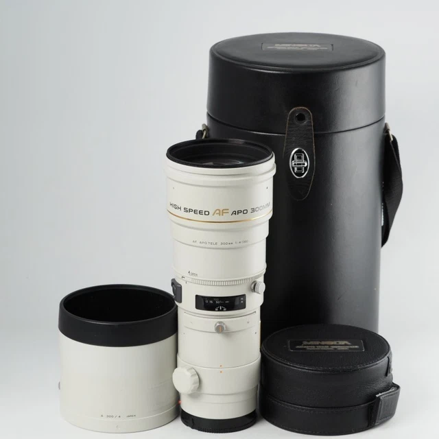 MINOLTA AF APO TELE 300mm F4 G High Speed Lens for Sony A-mount [Good ...