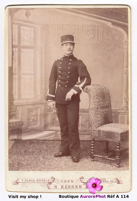 MILITARY OFFICER OF the 3rd REGIMENT IN POSE, CDV CABINET KARREN in ...
