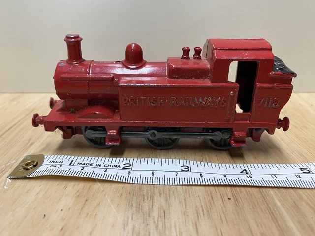 VINTAGE BRITISH RAILWYAS 7118 Diecast Steam Locomotive BUDGIE TOYS No ...