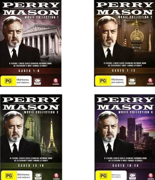 PERRY MASON: THE Complete Movie Collection (DVD, 13 Discs) NEW $79.80 ...