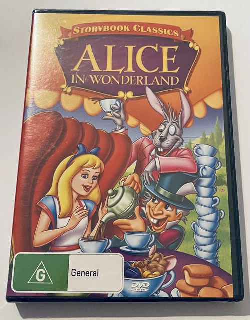 ALICE IN WONDERLAND DVD NEW & SEALED** Storybook Classics Kids Region 4 ...