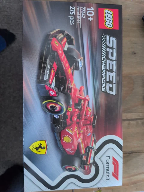 LEGO SPEED CHAMPIONS 77242 Ferrari SF-24 F1 Race Car Building Set ...