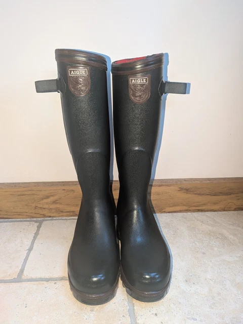 AIGLE ISO PARCOURS Wellies Wellington Boots Size 36 UK3.5 £127.00 ...