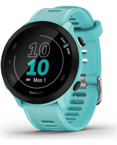 GARMIN SPORT WATCH GPS FORERUNNER 55 AQUA EUR 171,09 - PicClick IT