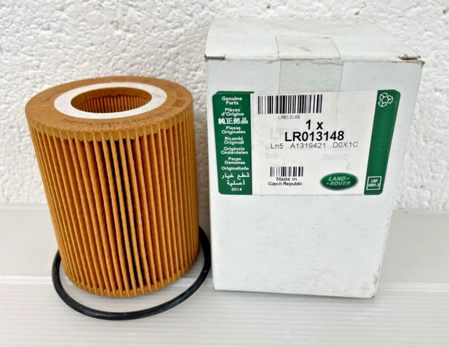 LAND ROVER DISCOVERY 4 Range Rover Sport 3.0D Oil Filter New Genuine ...