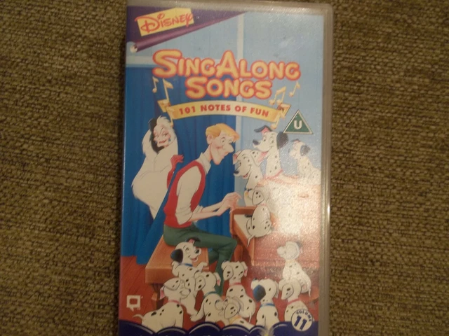 SING ALONG SONGS - 101 Notes Of Fun VHS Video PAL Disney EUR 11,64 ...