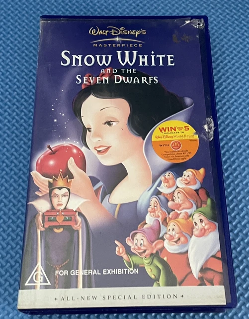 WALT DISNEYS SNOW White VHS $14.95 - PicClick AU