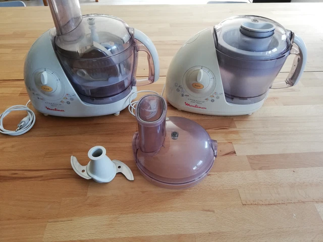LOT DE DEUX Robots de cuisine Moulinex Ovatio 2 Press et Duo press ...