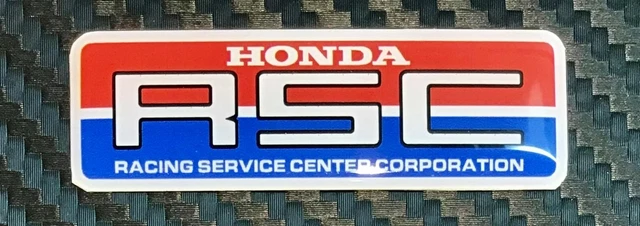 HONDA RSC - CB750F - Gel Badge - 59mm x 19mm X 1 EUR 6,82 - PicClick FR