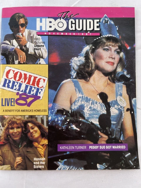 ORIGINAL VINTAGE HBO Guide Magazine Nov 1987 Peggy Sue Got Married ...