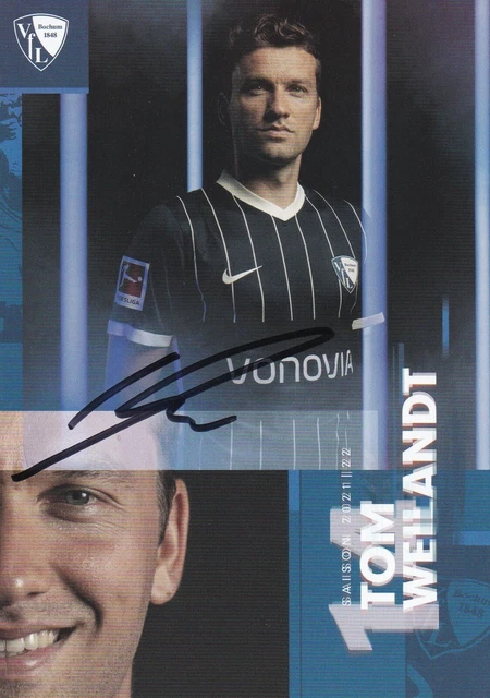 AUTOGRAMMKARTE TOM WEILANDT - VfL Bochum - 2021/2022 - FUSSBALL EUR 1 ... AUTOGRAMMKARTE TOM WEILANDT - VfL Bochum - 2021/2022 - FUSSBALL EUR 1 ...