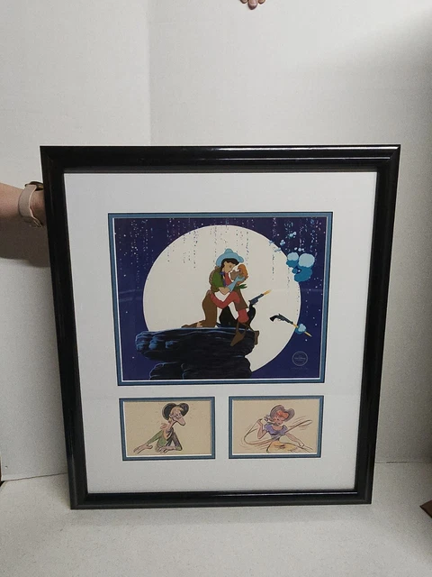 MELODY TIME PECOS Bill and Slue Foot Sue LE Sericel Framed Art w/ COA ...