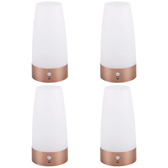 4 COUNT BATTERY Motion Sensor Light Circular Night Portable £43.19 ...