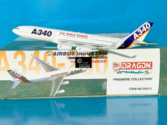 DRAGON WINGS AIRBUS A340-200 (World Ranger) 1:400 scale diecast model Aircraft. EUR 12,25 ...
