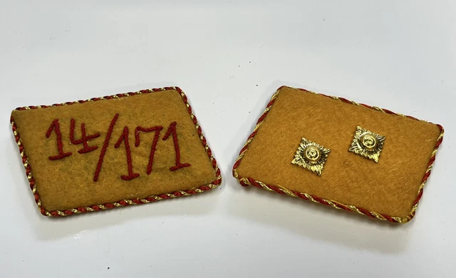 WWII WW2 GERMAN Stormtroopers Military Group 171 Collar Tabs Patches w ... WWII WW2 GERMAN Stormtroopers Military Group 171 Collar Tabs Patches w ...