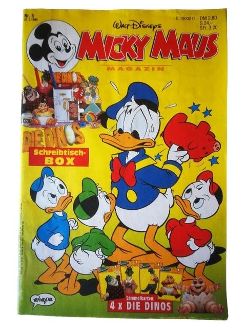 MICKY MAUS MAGAZIN Nr. 5 1994 Ehapa Comic Vintage Deutsch Taschenbuch ...