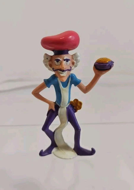 VINTAGE STRAWBERRY SHORTCAKE Purple Pie Man Toy Figure 1980's PVC Mini ...