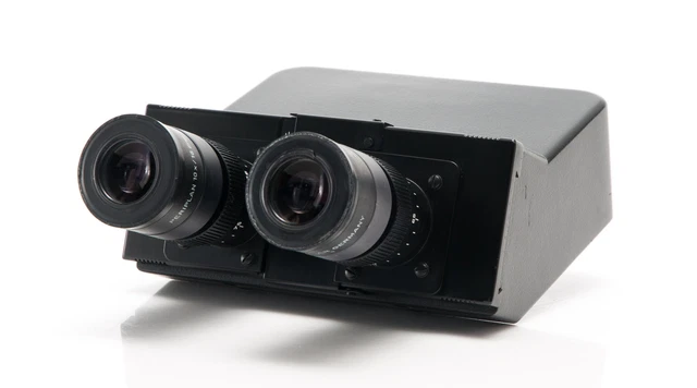 LEITZ MICROSCOPE BINOCULAR Tube 512582 with Periplan 10x/18 Eyepieces £ ...