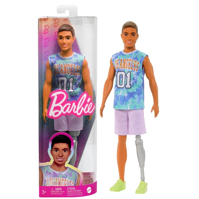 BARBIE KEN FASHIONISTAS Doll with Prosthetic Leg £14.95 - PicClick UK