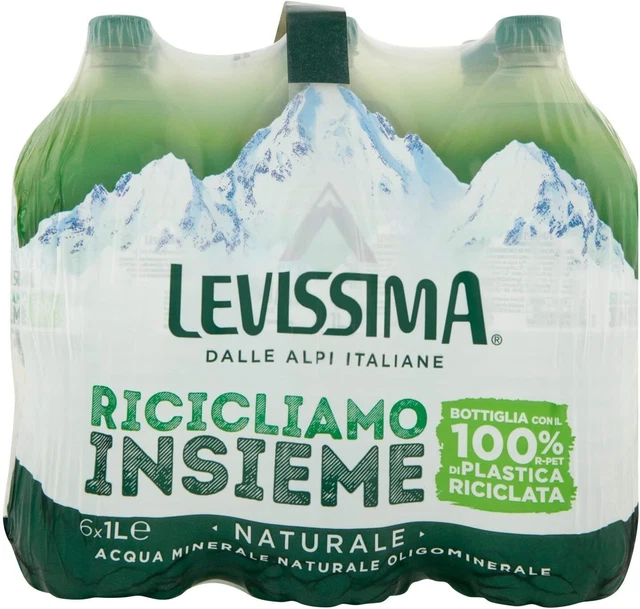 LEVISSIMA EAU MINÉRALE Naturelle - 6 x 1 L EUR 10,88 - PicClick FR