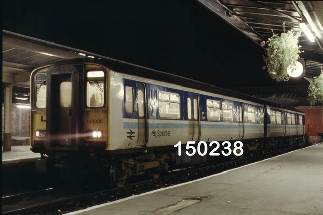 CLASS 150 (150238) DMU 35mm Kodak slide 10/91 @ Shrewsbury (ref T01a) £ ...