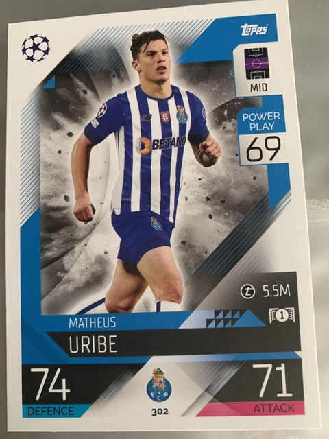 MATCH ATTAX 2022 2023 22 23 Mathues Uribe Porto 302 $1.23 - PicClick