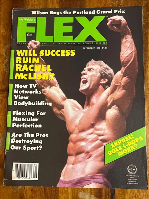 FLEX BODYBUILDING MUSCLE magazine SCOTT WILSON/Rachel McLish 9-83 £7.95 ...