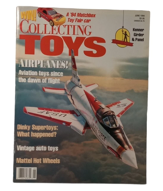 COLLECTING TOYS MAGAZINE June 1994 Airplanes Vintage Auto Toys Mattel ...
