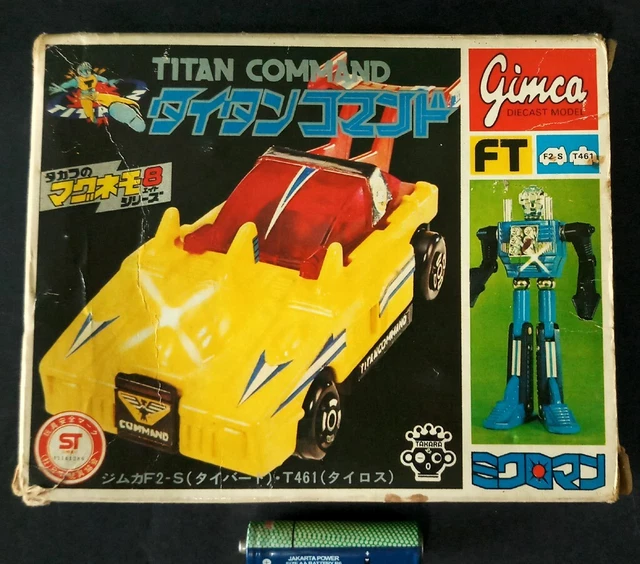 FIGURINE ANNÉES 70 Takara Microman Titan Command T461 Tyros Chogokin ...