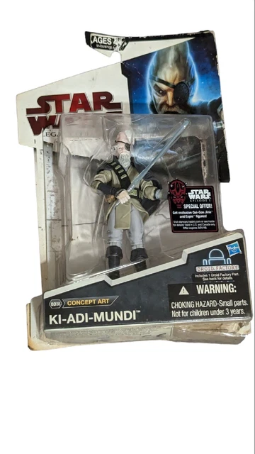 STAR WARS LEGACY Collection Droid Factory Concept Art Ki-Adi-Mundi BD38 ...