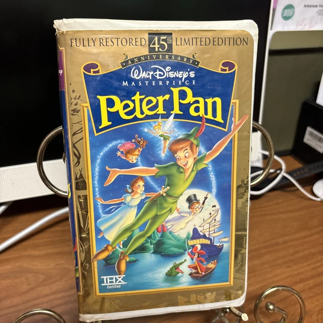 PETER PAN (VHS, 1998, 45th Anniversary Limited Edition) Brand New ...