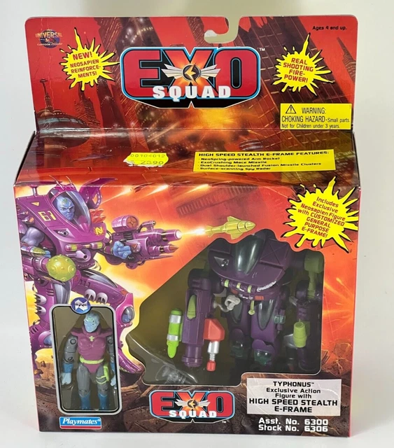 TYPHONUS HIGH SPEED STEALTH FRAME Exo Squad Exosquad Playmates ROBOTECH ...