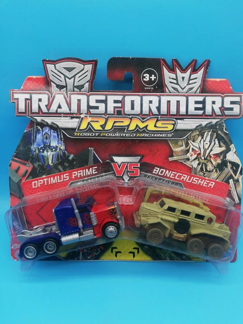 HASBRO TRANSFORMERS RPMS Cars robot Optimus Prime BONECRUSHER Deluxe ...