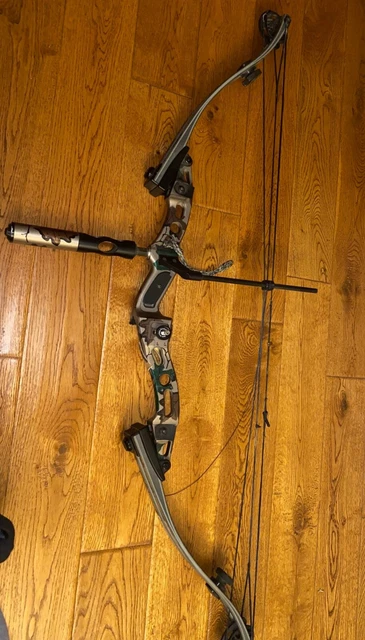 VINTAGE ASPEN HOYT USA Carbon Plus 4 Compound Bow RARE Weight 60-70 ...