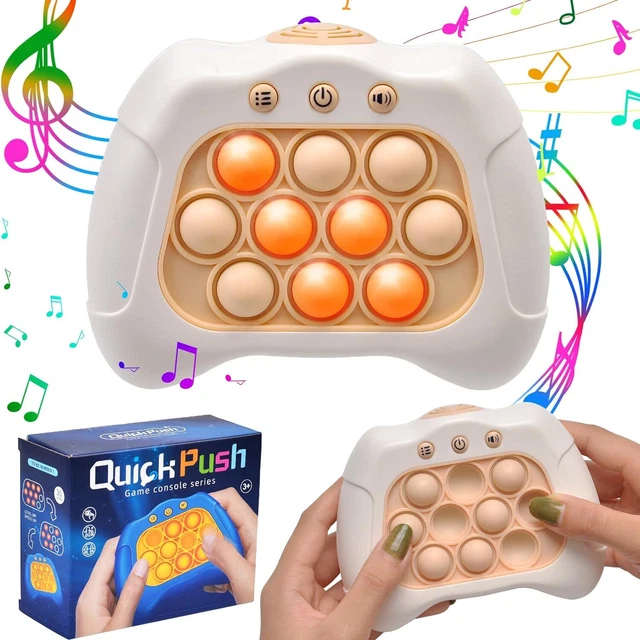 POP PUSH GAME Controller, Bubble Sensory Fidget Toy, Electronic Whack ...