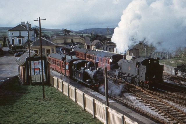 TRANSPORT RAILWAY COLOUR Rail Slide 1470/5158 Churston 1960 £1.73 ...