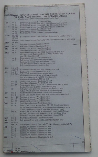 RAC ROUTE MAP Of Great Britain Through Routes To & From Southampton ...