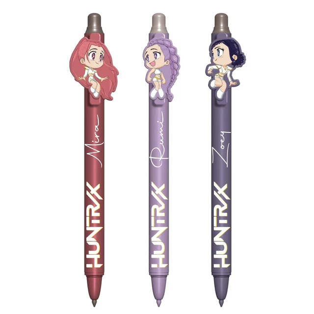 PREORDER K-POP DEMON Hunters Chibi Erasable Pens 3 Pack 21 Jan 2026 NEW ...
