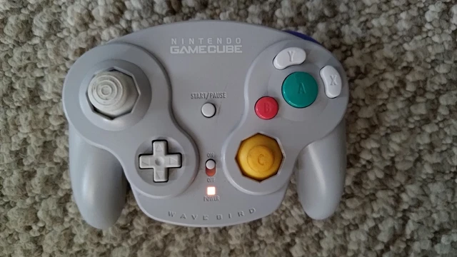 WAVEBIRD WIRELESS CONTROLLER Nintendo Gamecube - No Receiver Or Battery ...