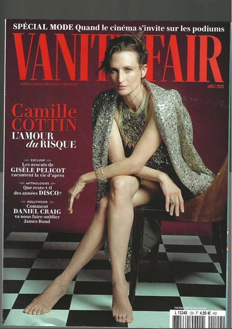 VANITY FAIR-MARS 2025-CAMILLE COTTIN/Daniel CRAIG/Giulia MAENZA/Law ROACH/ EUR 19,99 - PicClick FR