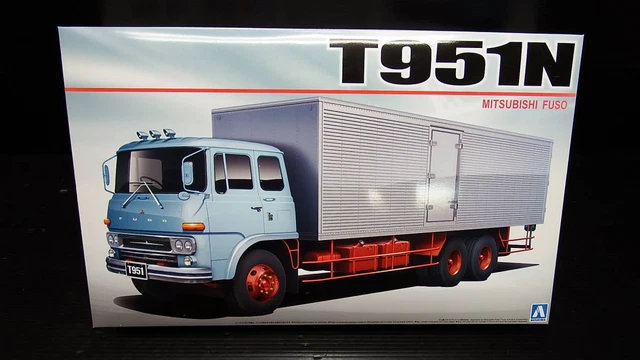 Aoshima 132 Heavy Freight Series No1 Mitsubishi Fuso T951n Aluminum Van 23580 Picclick Au