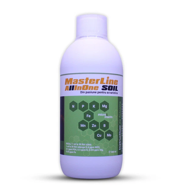 MASTERLINE ALL IN ONE SOIL 500ml AQUARIUM FERTILIZER ALLOPHAN BOTTOM £ ...