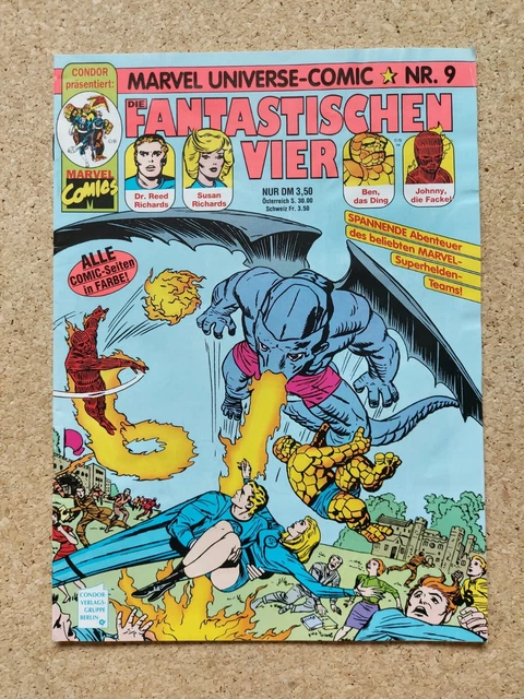 CONDOR - MARVEL UNIVERSE Comic Nr. 9 - Die fantastischen Vier / Z2 EUR ...